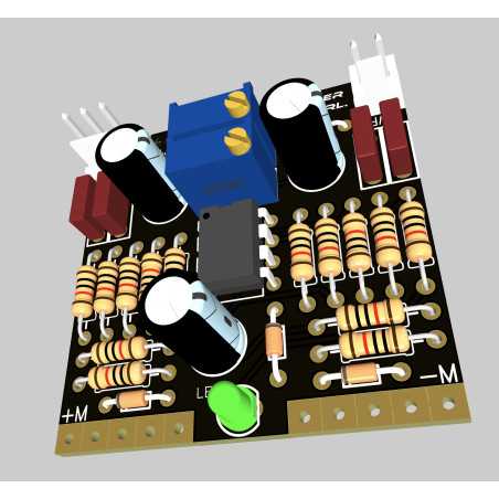 VU meter buffer + peak Led PCB